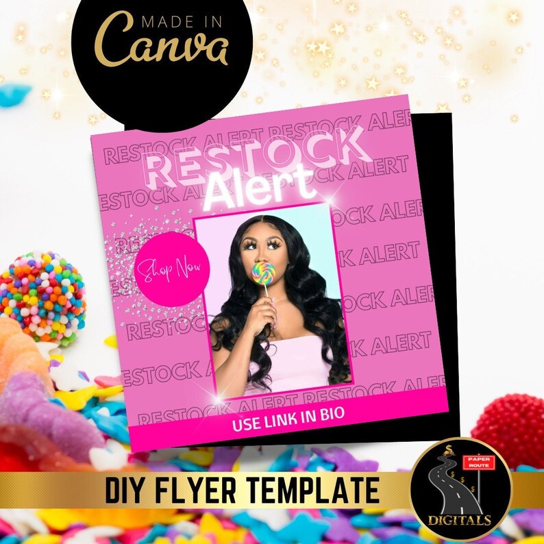 Restock Alert Template, Restock Flyer, Stock Flyer, Social Media Flyer ...