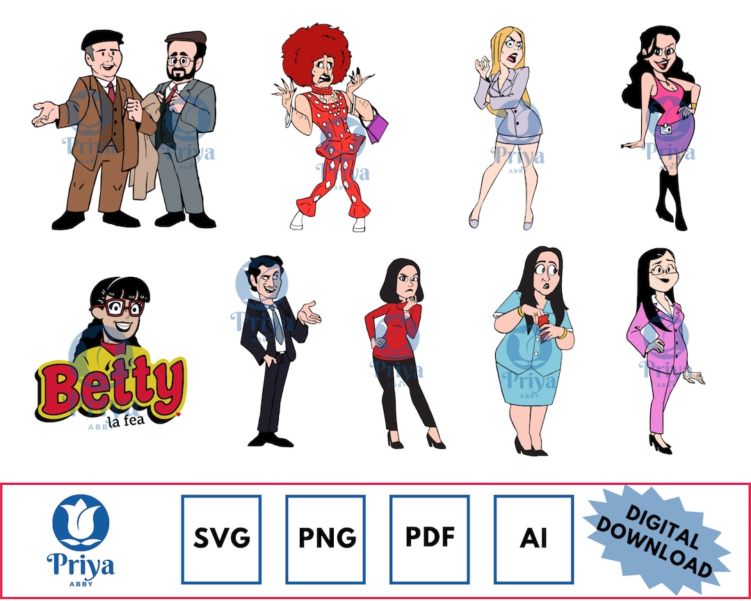 Betty La Fea SVG - Etsy Betty La Fea SVG - Etsy