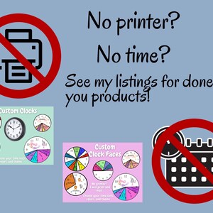 Personalized Custom Clock, Unique Wall Clocks, Kids Daily Routine ...