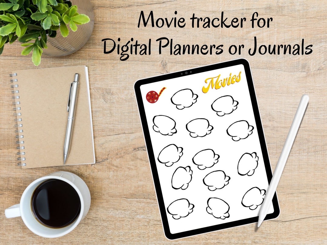 Digital Movie Tracker: Bujo Journal Inserts (PDF Download) - Etsy