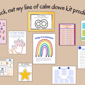 Upset, Worried, or Disappointed Ideas Poster, Calm Down Kit, Emotions ...