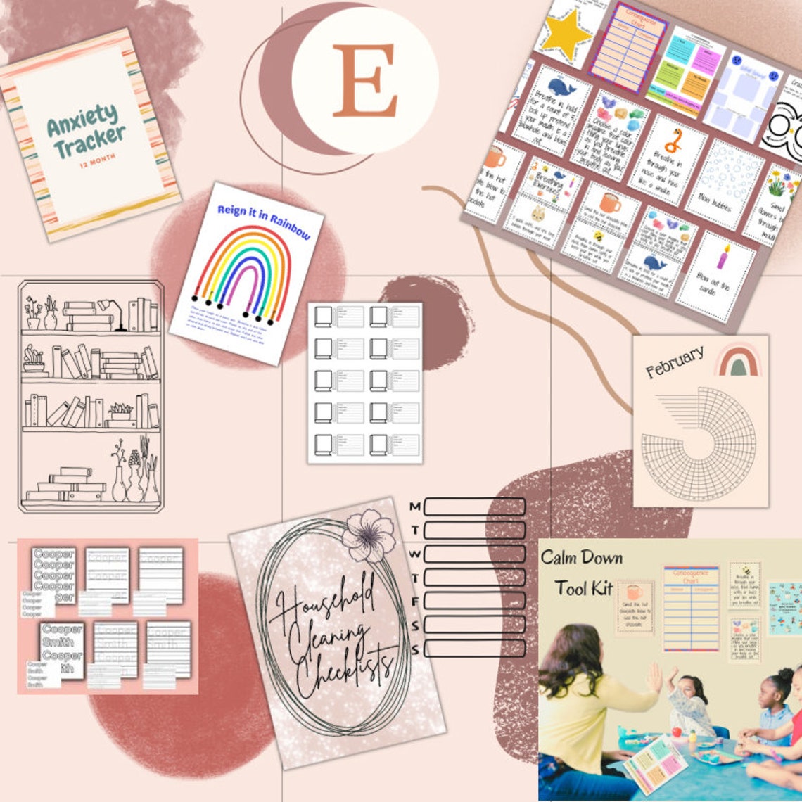 Calm Down Hand, ADHD Kids, Printable Tool for Students and Classrooms ...