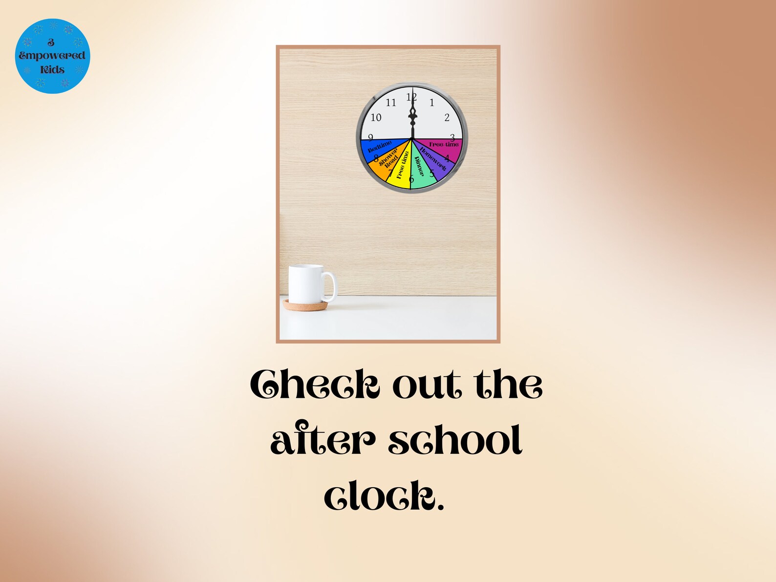 Home School Clock Schedule, Daily Schedule, Editable Download, Home ...