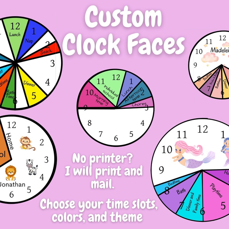 Custom Clock - Etsy