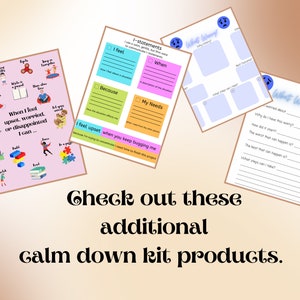 Calm Down Tool, ADHD Kids, Printable Tool for Students & Classrooms ...