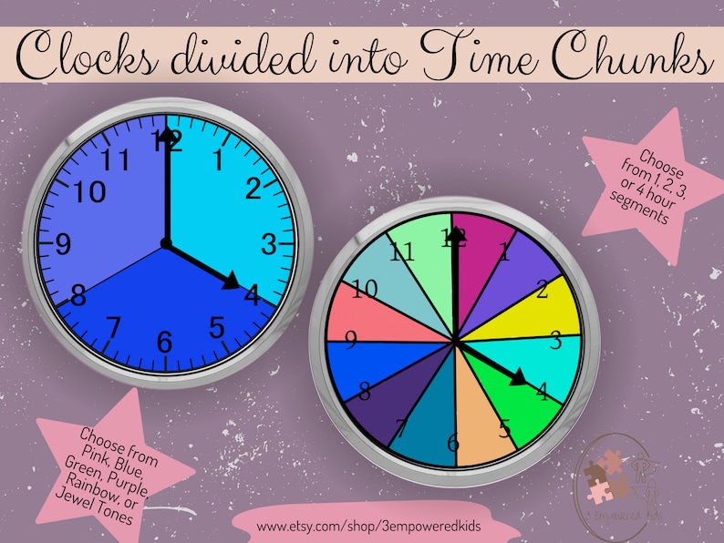 Time Block Schedule Visual Schedule Home Work Routine Kid’s Daily ...
