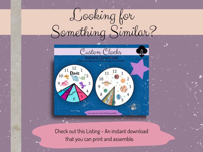 Preschooler Daily Schedule Pre-k Clock Nanny Schedule Preschool Routine ...