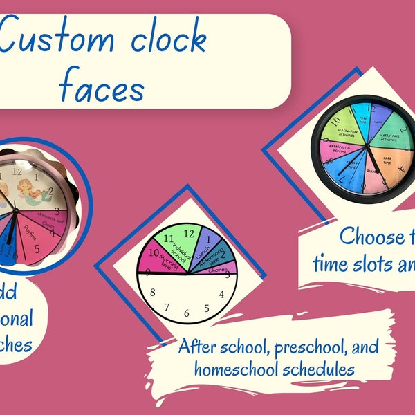 Customizable Routine Clock - Etsy Customizable Routine Clock - Etsy