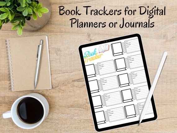 Digital Book Tracker Digital Bujo Journal Insert Habit - Etsy