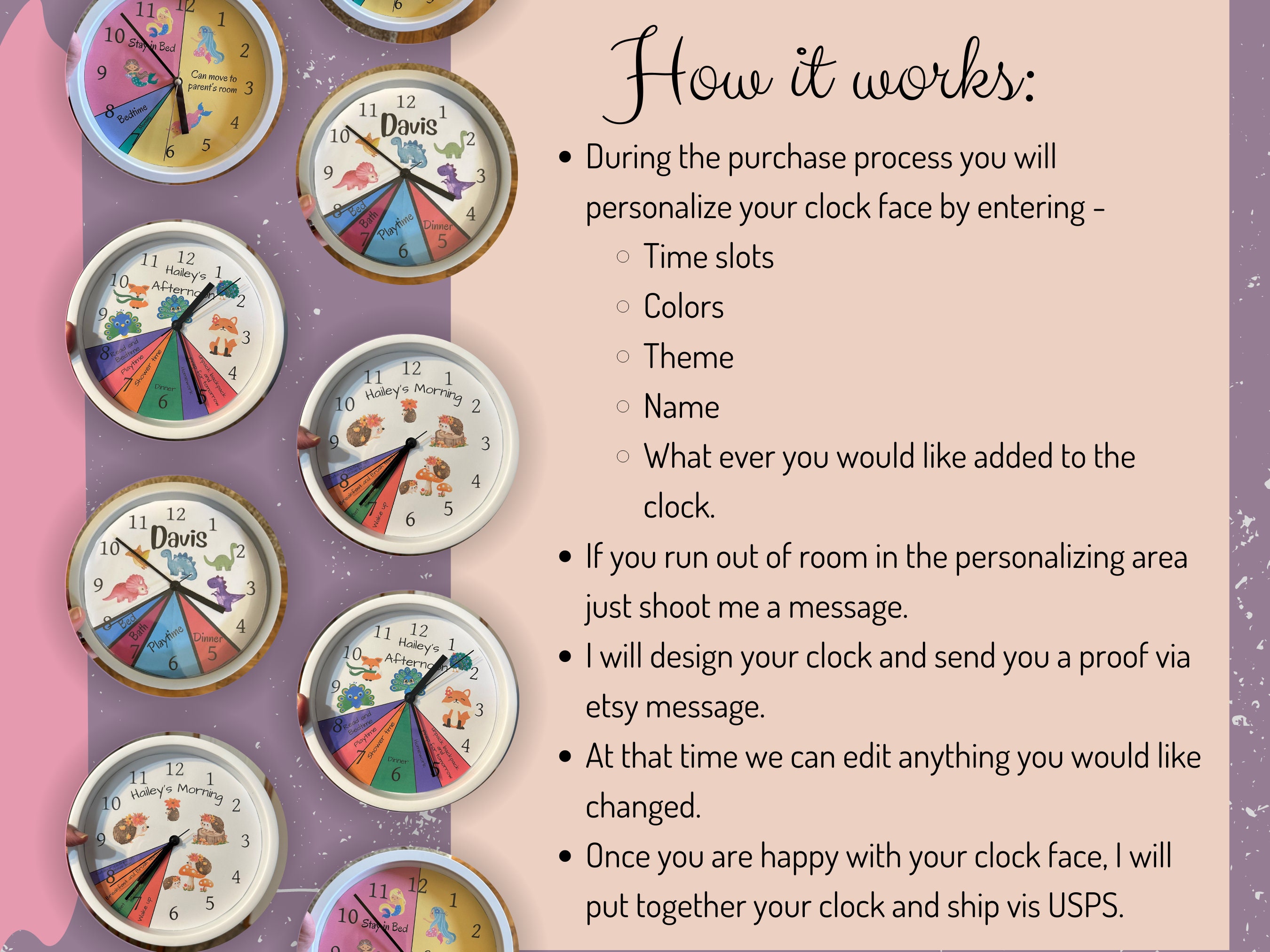 Preschooler Daily Schedule Pre-k Clock Nanny Schedule Preschool Routine ...