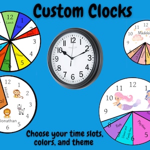 Kid’s Visual Schedule, Daily Routine, Daily Rhythm, Visual Checklist ...