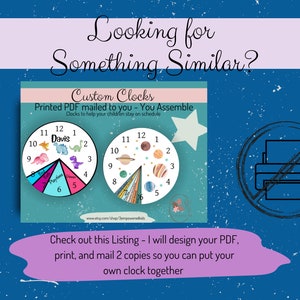 Bedtime Routine Clock Face | Visual Schedule for Toddler Sleep ...