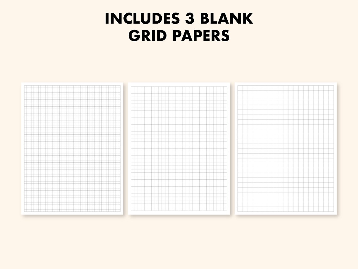 Quilt Planning Template for Quilts Using 3 Finished Blocks Quilt Graph ...