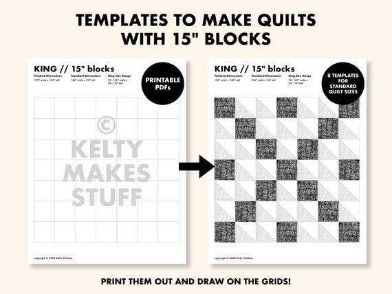 Quilt Full Size Printable Templates Quilt Square Template Printable Of