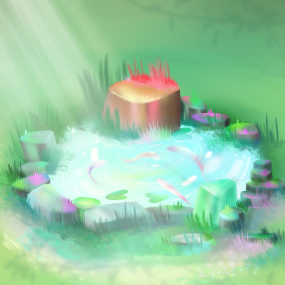 Cute Pond Phone Wallpaper - Etsy