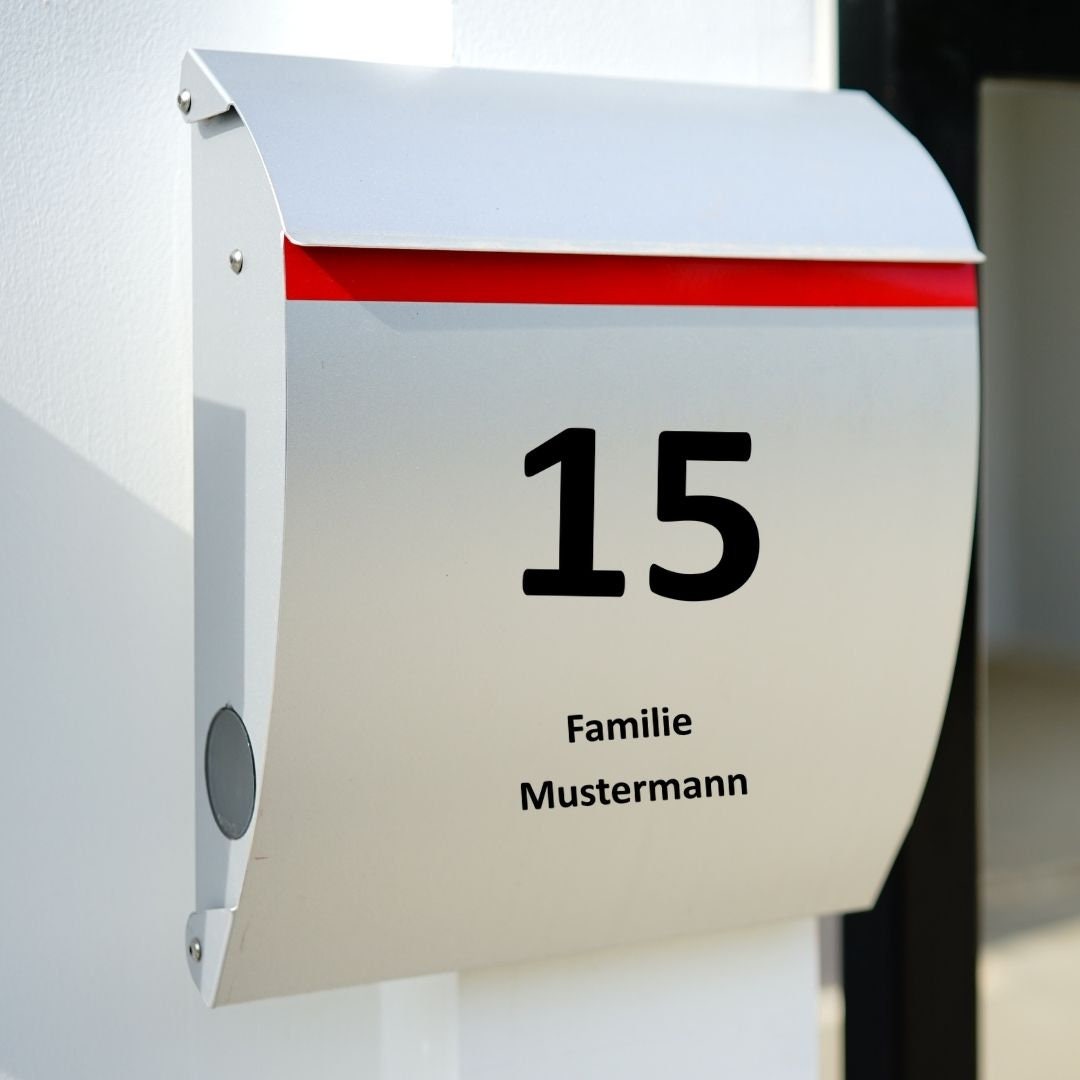 Letterbox Numbers / Numbers in Different Fonts and Colors Also Suitable ...