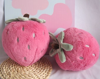 Plush Strawberry Toy - Etsy