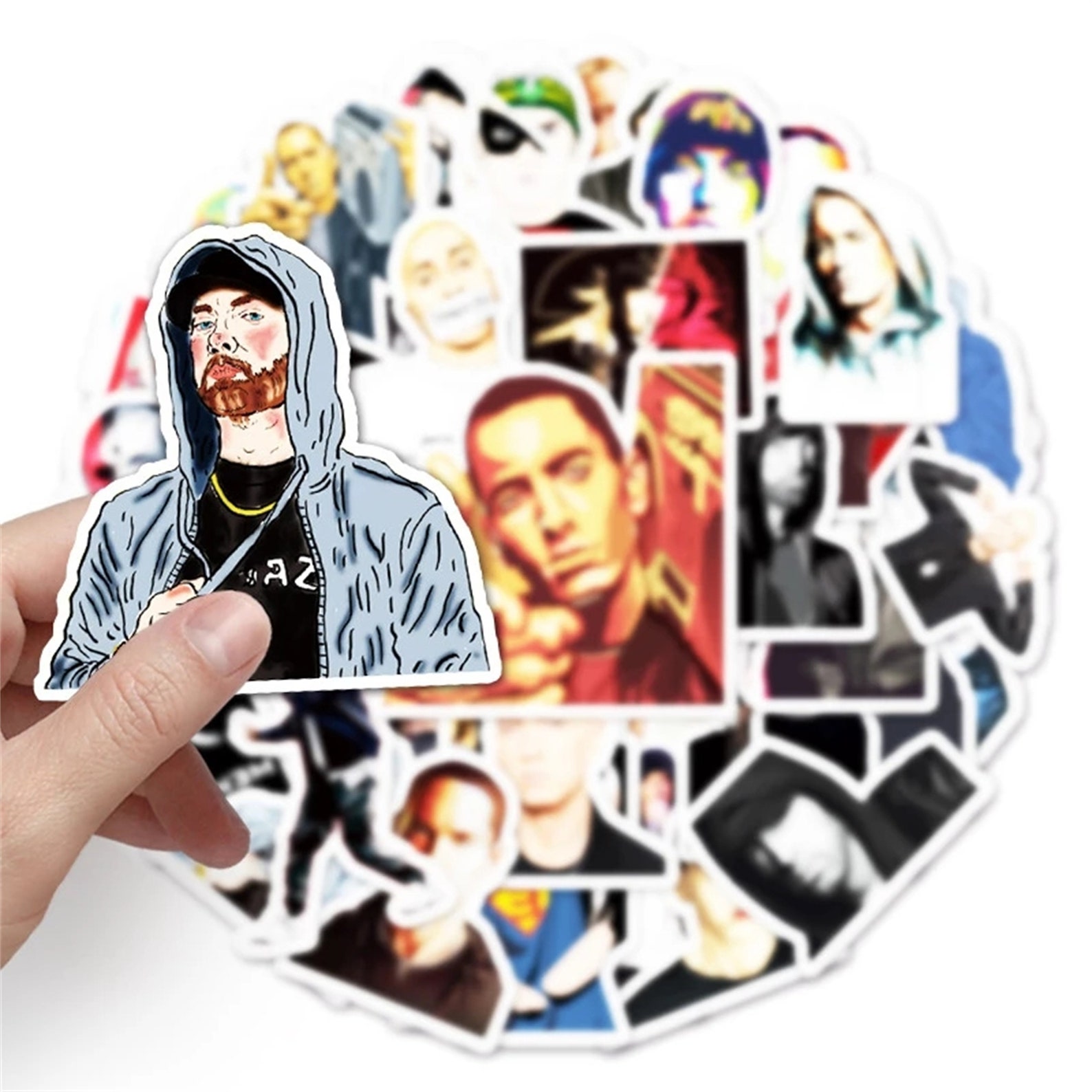 50pcs Rapper Eminem Stickers Graffiti Sticker Waterproof - Etsy