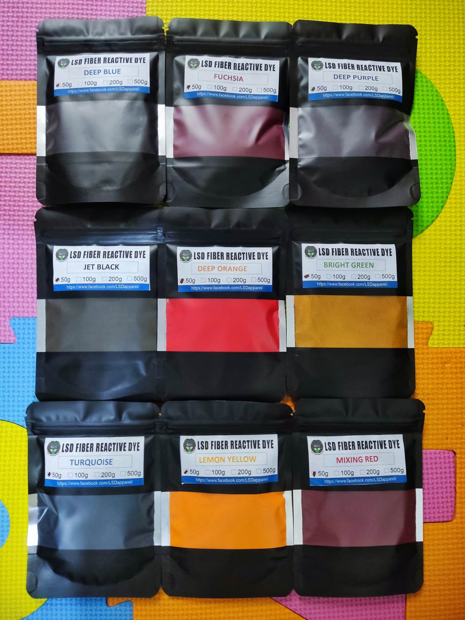 LSD Fabric Dye SET - Etsy