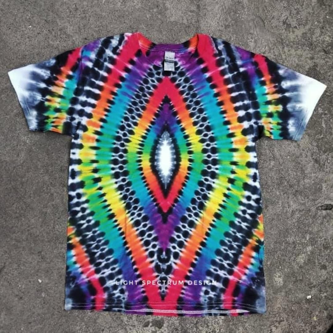 Black/gray & GRADIENT Combination Tiedye Shirt - Etsy