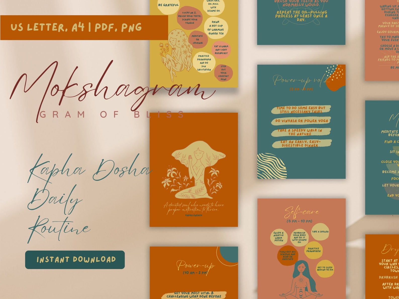 Kapha Dosha Daily Routine Ayurveda, Daily Routine, Printable, Ayurvedic ...