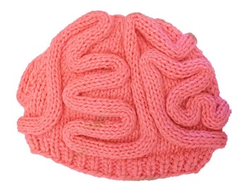 Knitted Brain Hat - Etsy