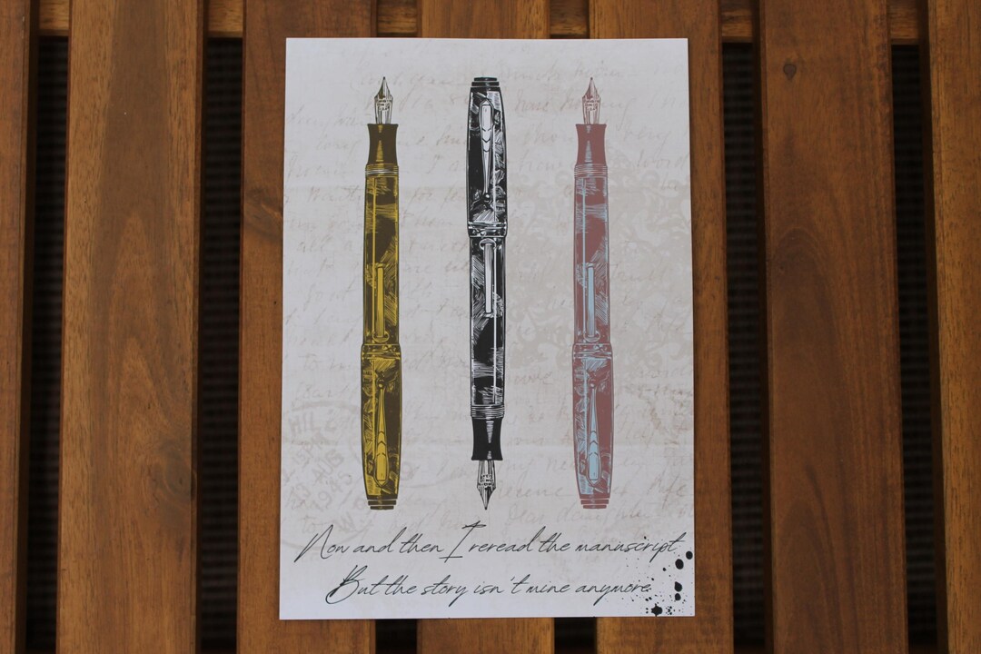 The Manuscript Poster Taylor/the Tortured Poets/anthology/wall ...