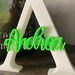 Custom 3D Printed Name With Large Initial, 3D Writing - Etsy UK