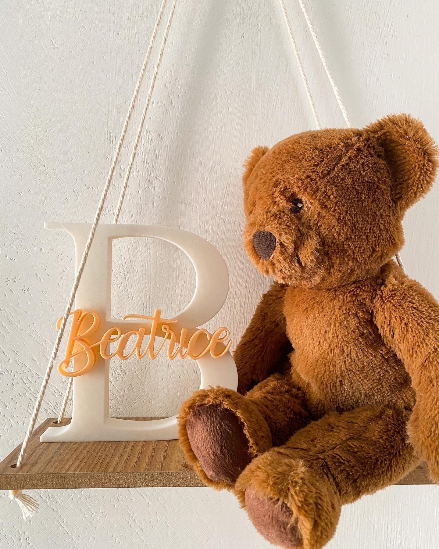 Custom 3D Printed Name With Large Initial, 3D Writing - Etsy UK