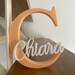 Custom 3D Printed Name With Large Initial, 3D Writing - Etsy UK