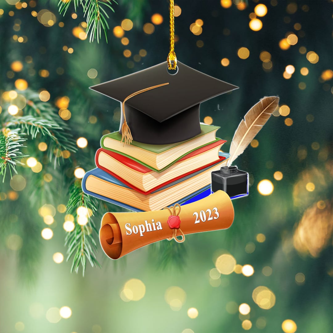 Personalized Graduation Christmas Ornaments Class of 2023 - Etsy