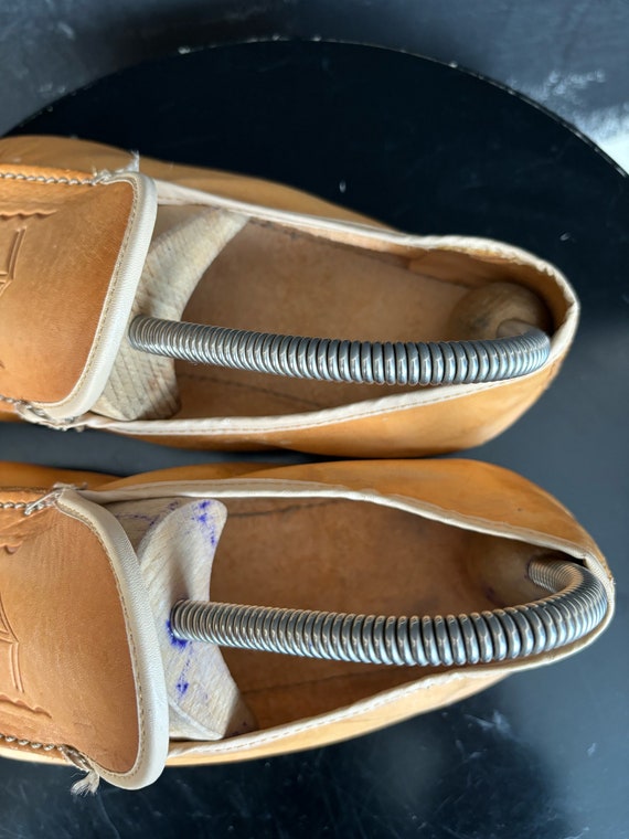 90s Saami Sami Lapland Norwegian SHOES ethnic leather… - Gem