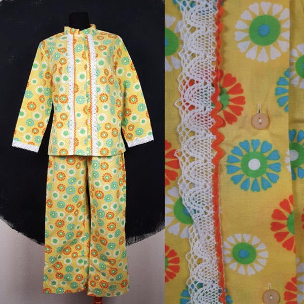 70s Set of Pajamas - Etsy