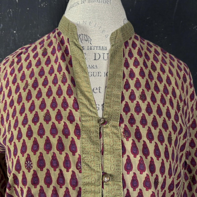 Paisley Print Blouse - Etsy UK