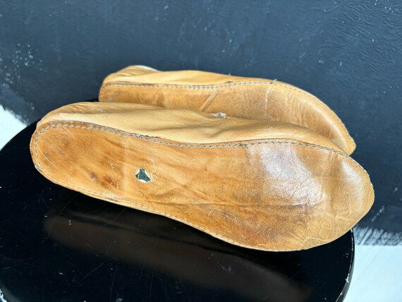 90s Saami Sami Lapland Norwegian SHOES ethnic leather… - Gem