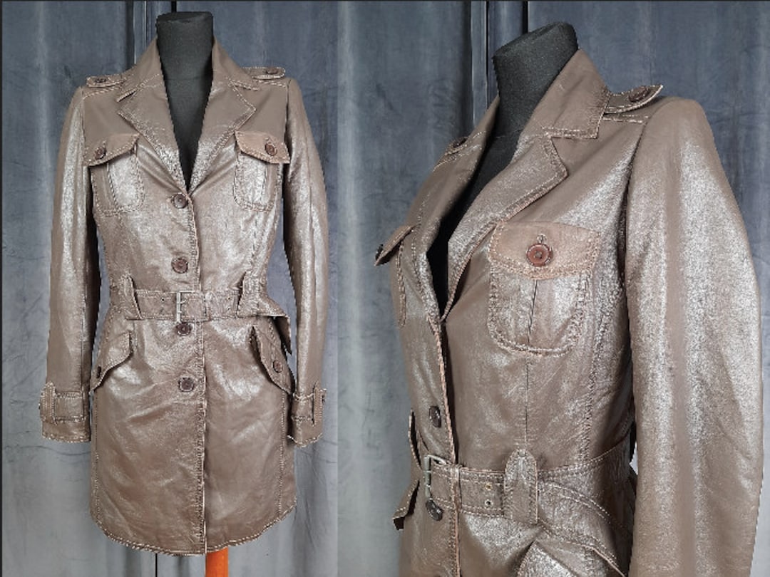 90s Ashley Brooke Germania CAPPA agnello nappa cintura boho hipster ...