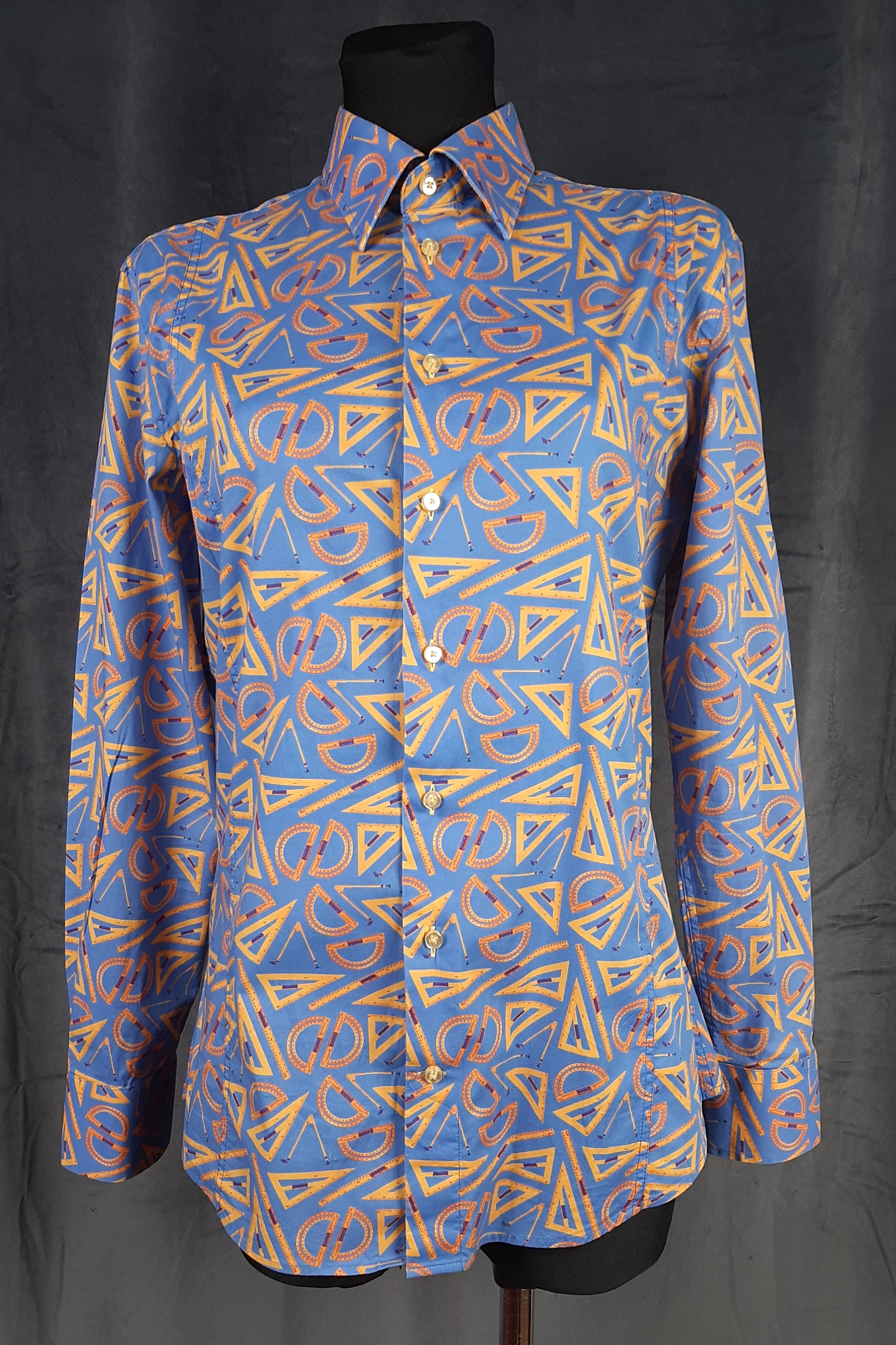 Y2K France Mathematics Ruler SHIRT Blue Yellow Teacher Hipster - Etsy ...