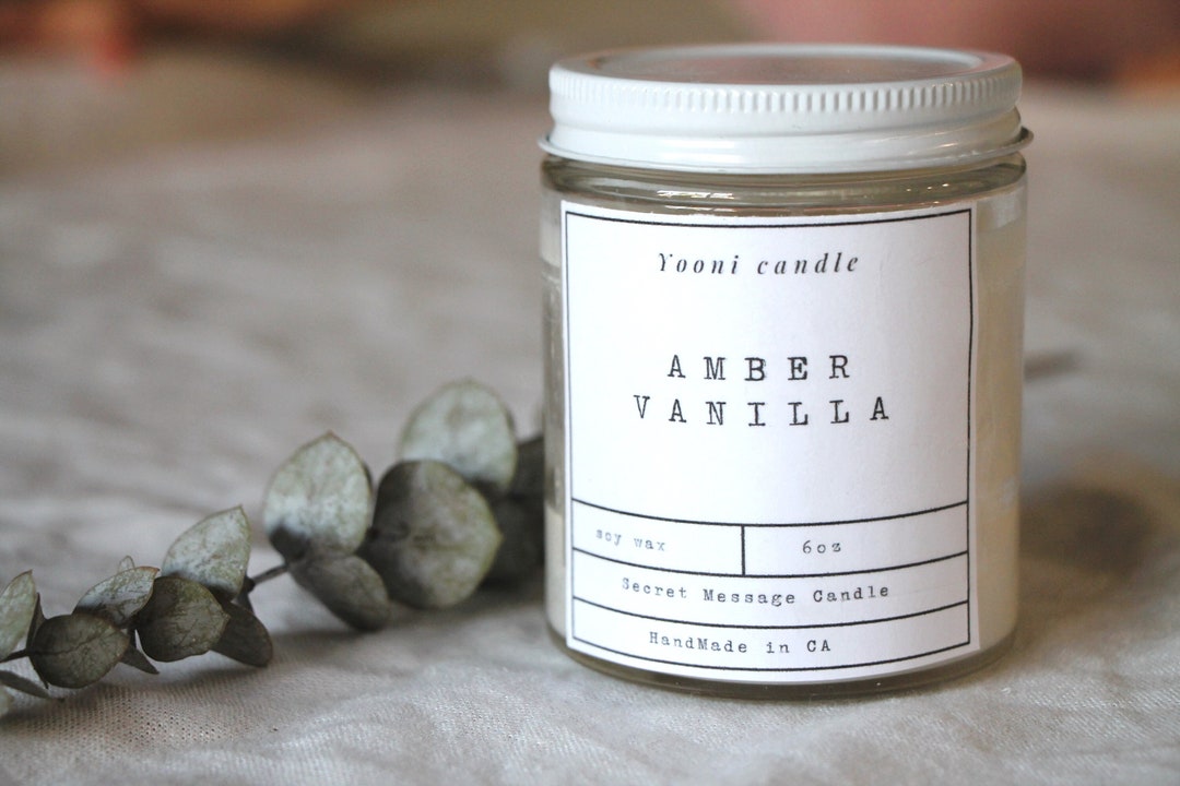 Hidden Messages Candle, Customized Candle, Surprise Message Candle ...