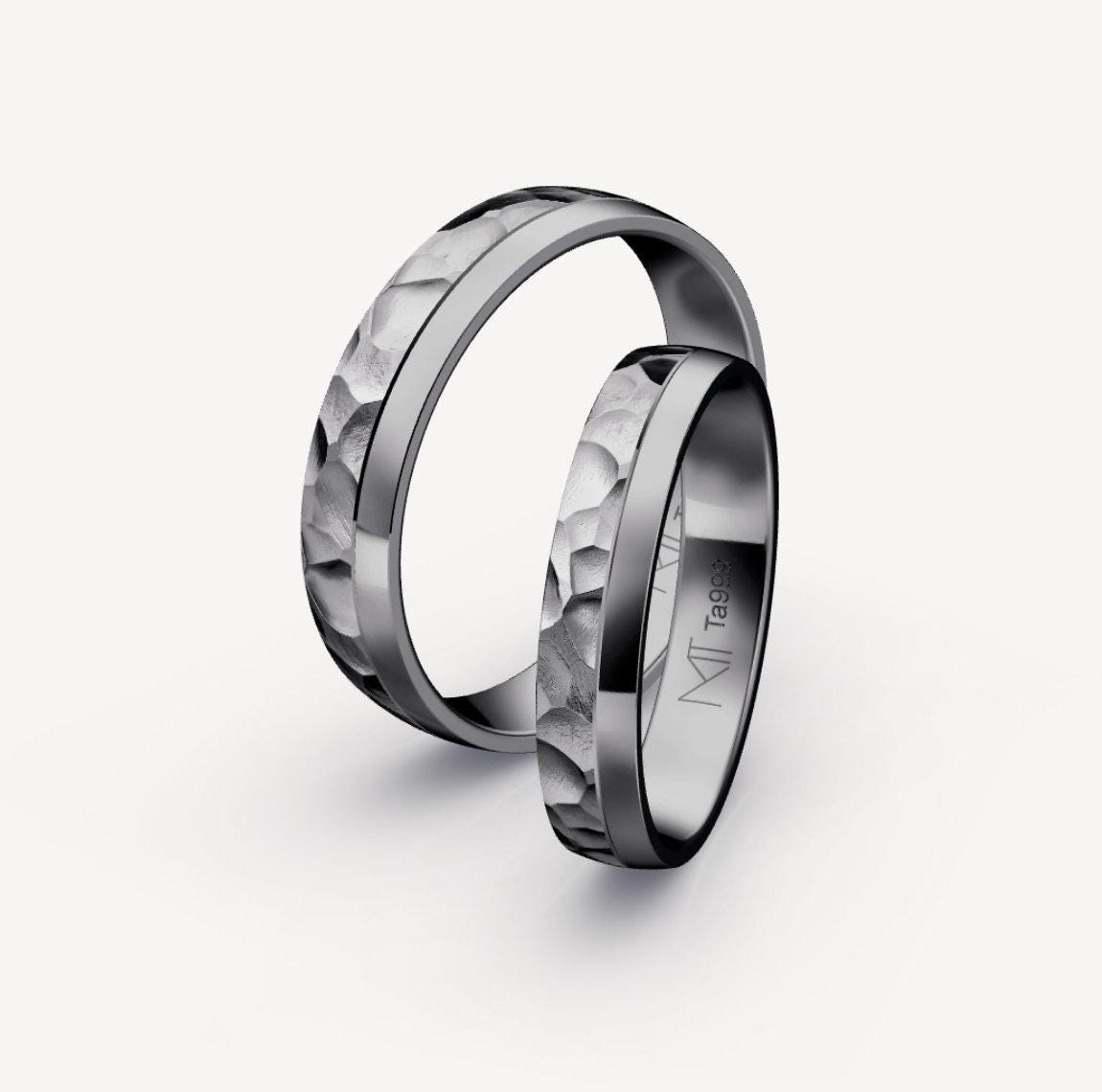 Tantalum Wedding Rings – Modern, Handmade and Fully Customizable - Etsy