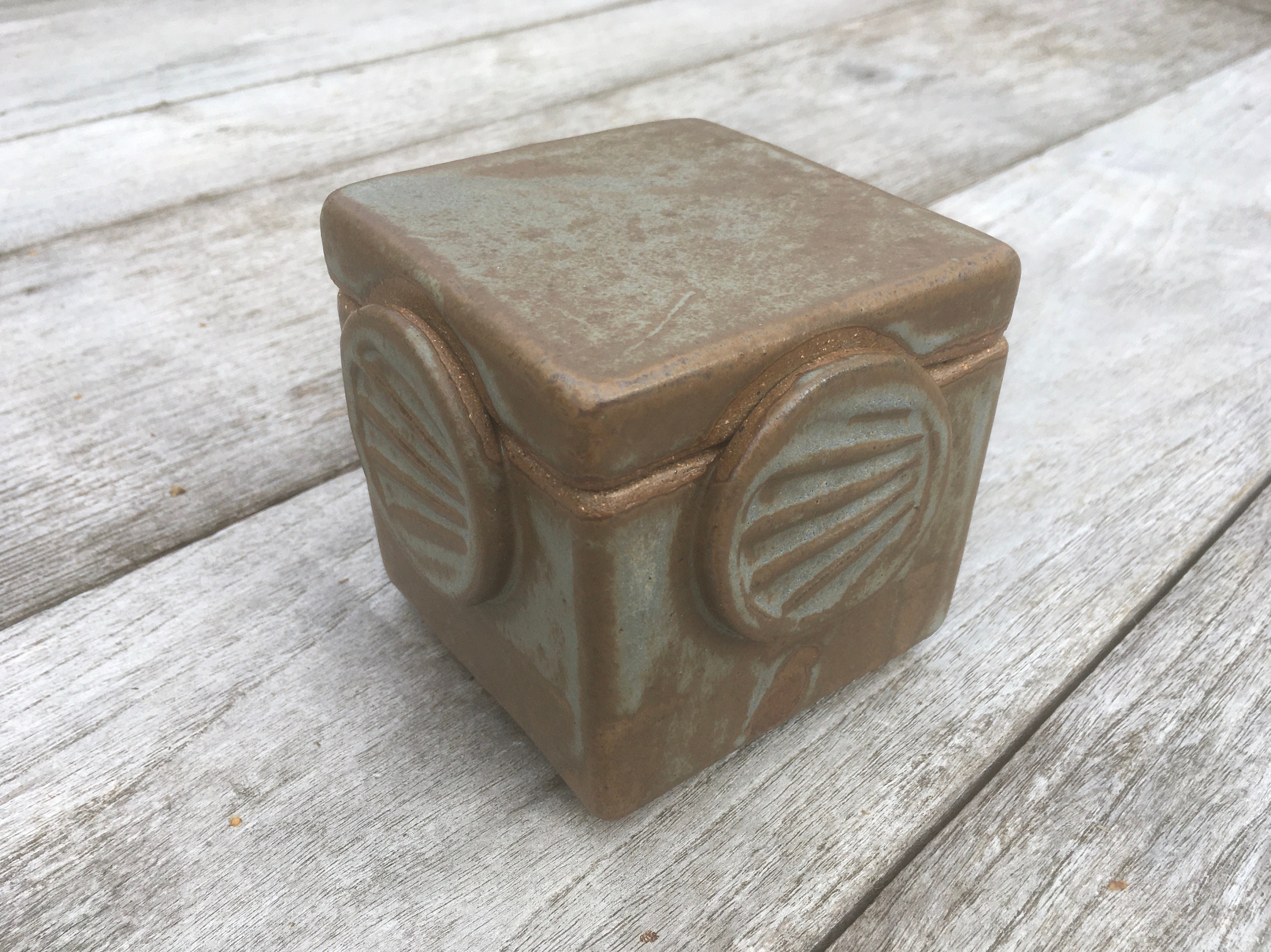 Handmade Lidded Box, Ceramic Trinket Box, Stoneware Box With Lid - Etsy