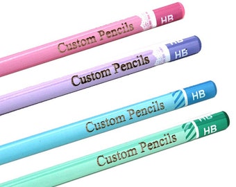 Custom Printed Pencils - Etsy