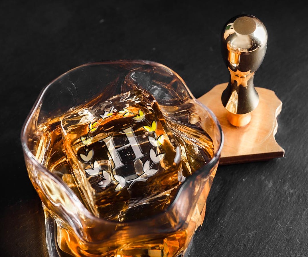 Custom Ice Stamp, Bar Stamp, Custom Logo Ice Cube Stamp for Ice Cubes ...