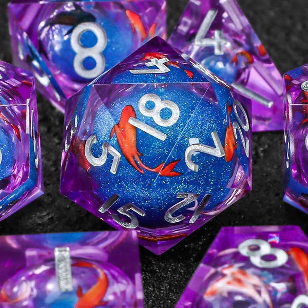 Dnd Dice Set - Etsy