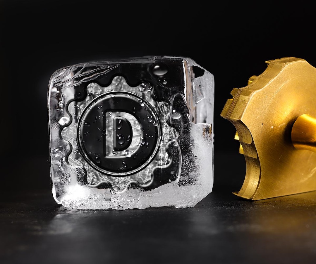 Ice Cubes Branding Stamp / Custom Ice Stamp / Custom Ice Cube Stamp in ...