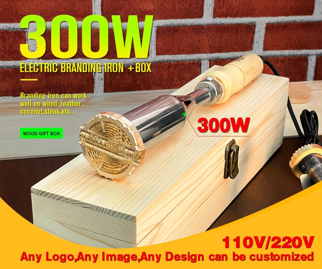 Custom Electric Wood Branding Iron Wood Branding Stamp Branding Iron ...