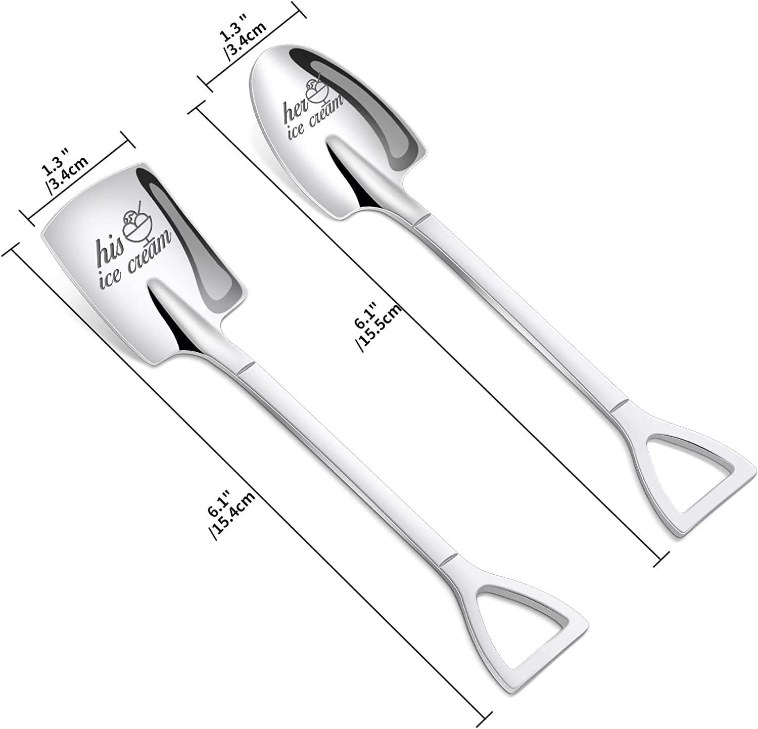Customized Spoon Set, Custom Engraved Flatware, 304 Stainless Steel ...