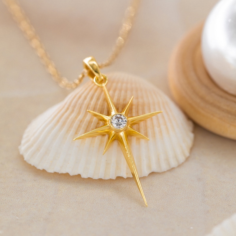 North Star Necklace - Etsy