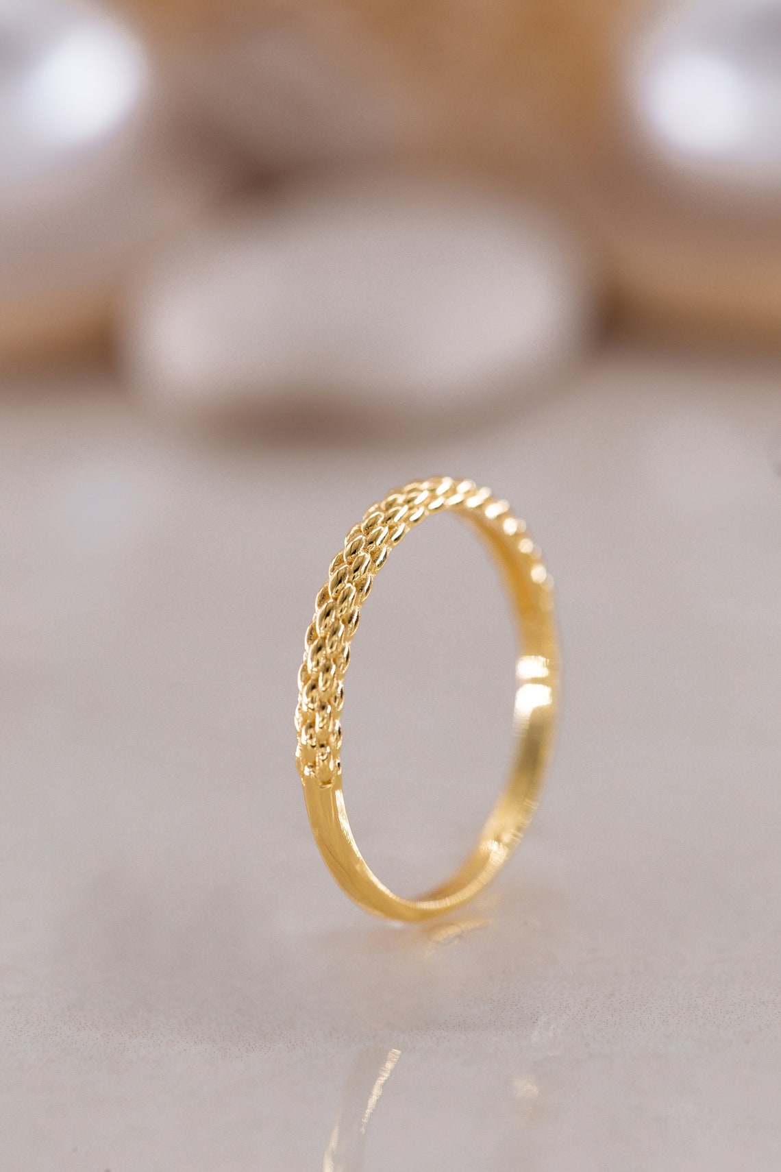 14K Golden Circle Ring Golden Circle Design Ring Promise - Etsy