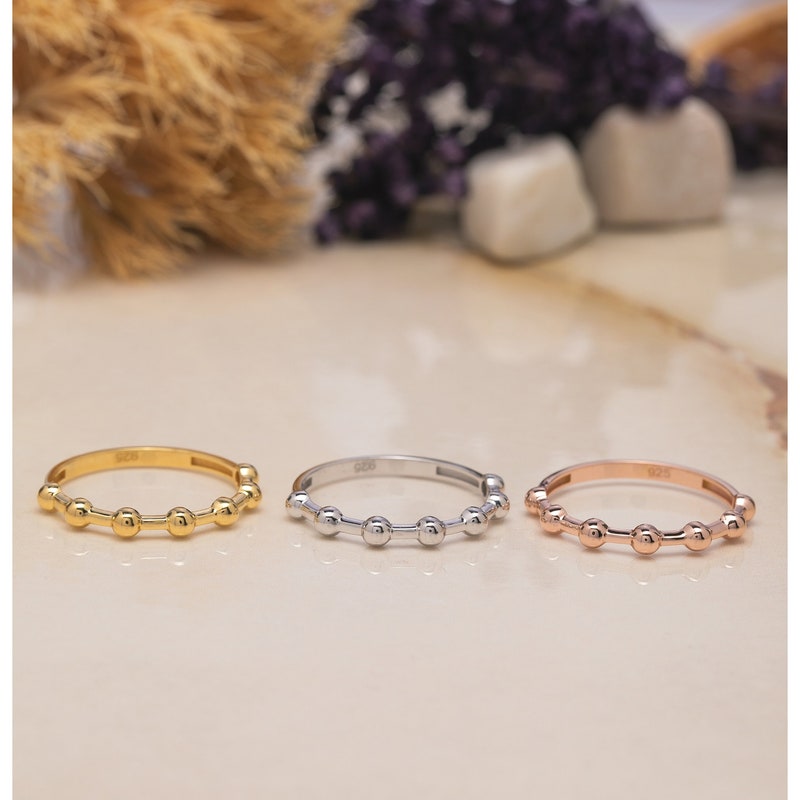 Dot Dash Ring - Etsy