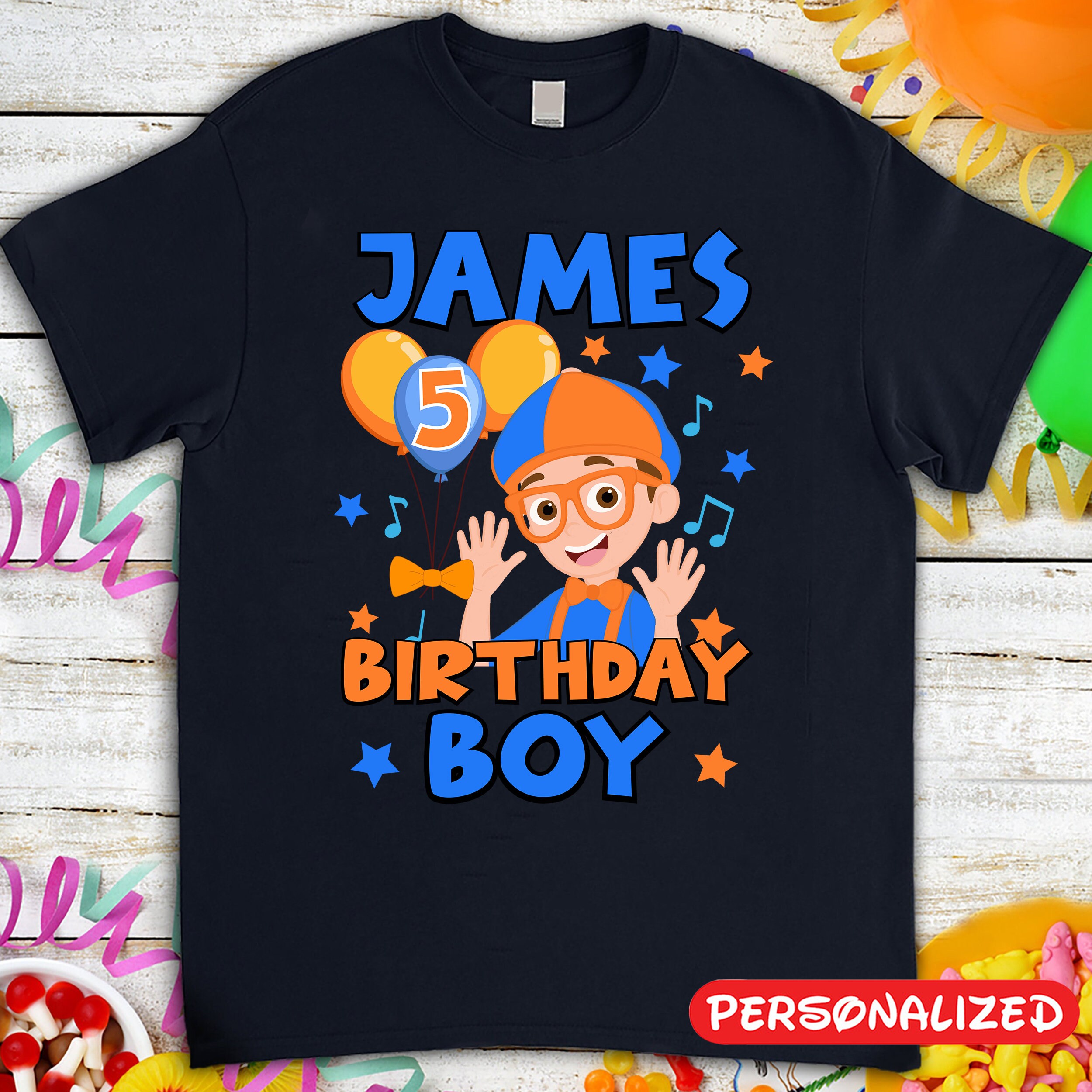Blippi Matching Family Shirt, Blippi Birthday Shirt